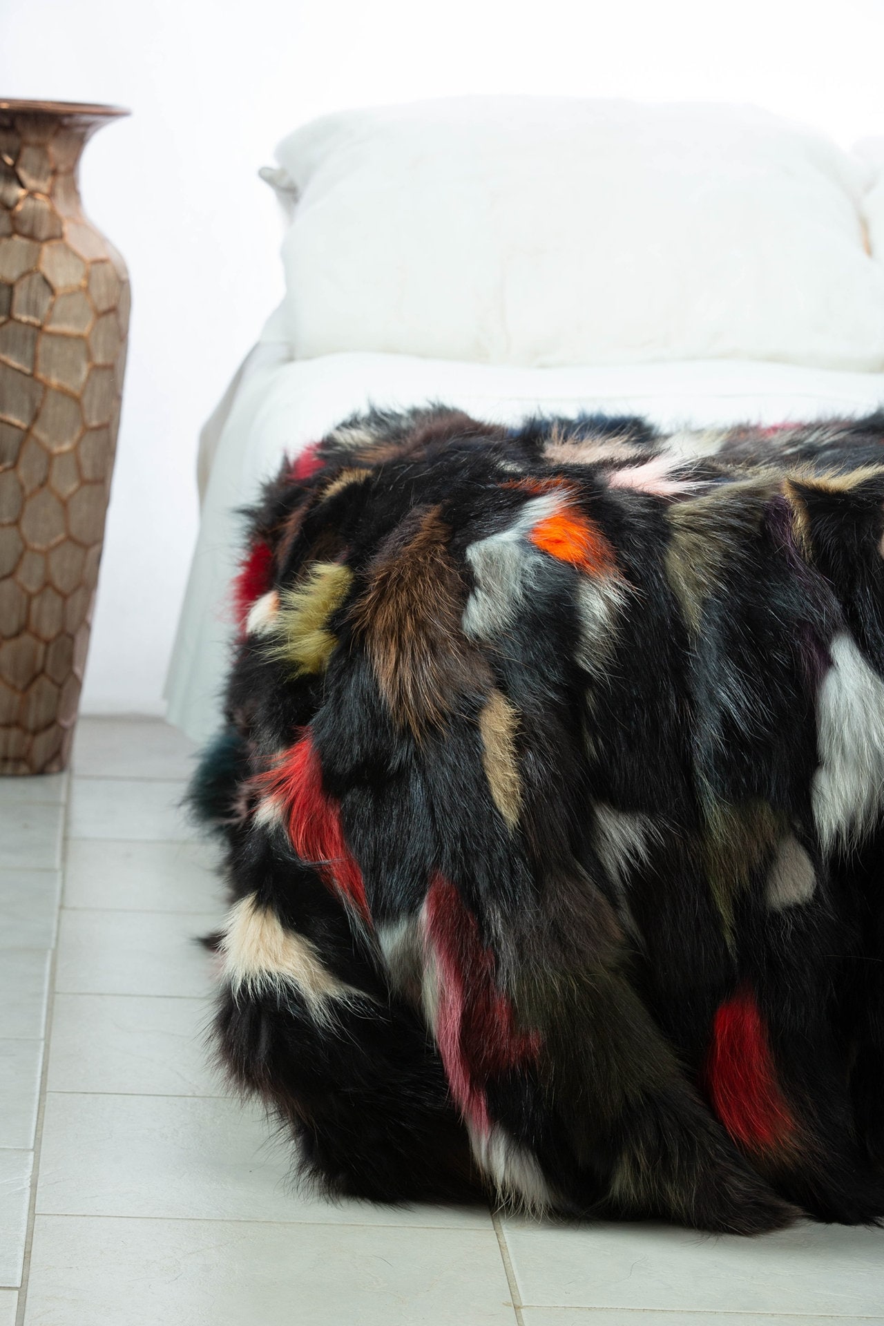 REAL FOX FUR Throwfur Comforterfur Blanket Fur Rug Fox Fur - Etsy