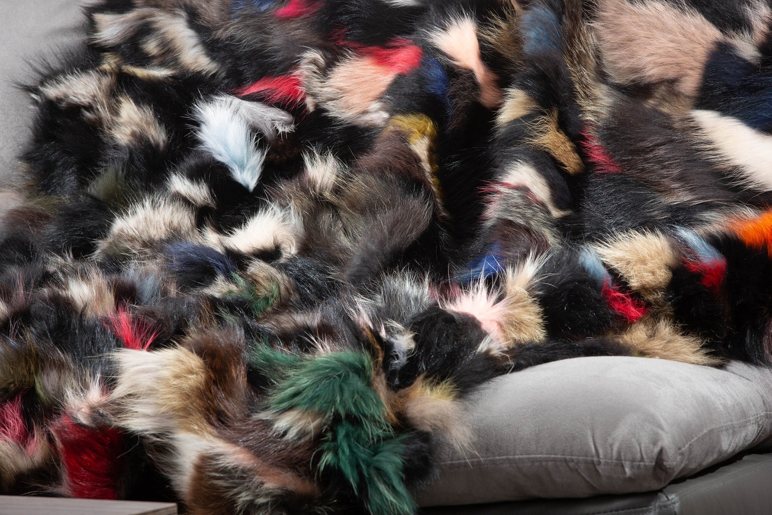 REAL FOX FUR Throwfur Comforterfur Blanket Fur Rug Fox Fur - Etsy