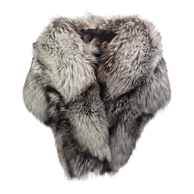 Silver Fox Fur Cape Fox,top Quality Foul Skins,many Colors Available - Etsy