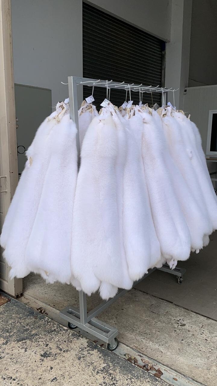 LUXURY REAL PINK Fox Jacket Fur Coat With Whole Skinsfur - Etsy