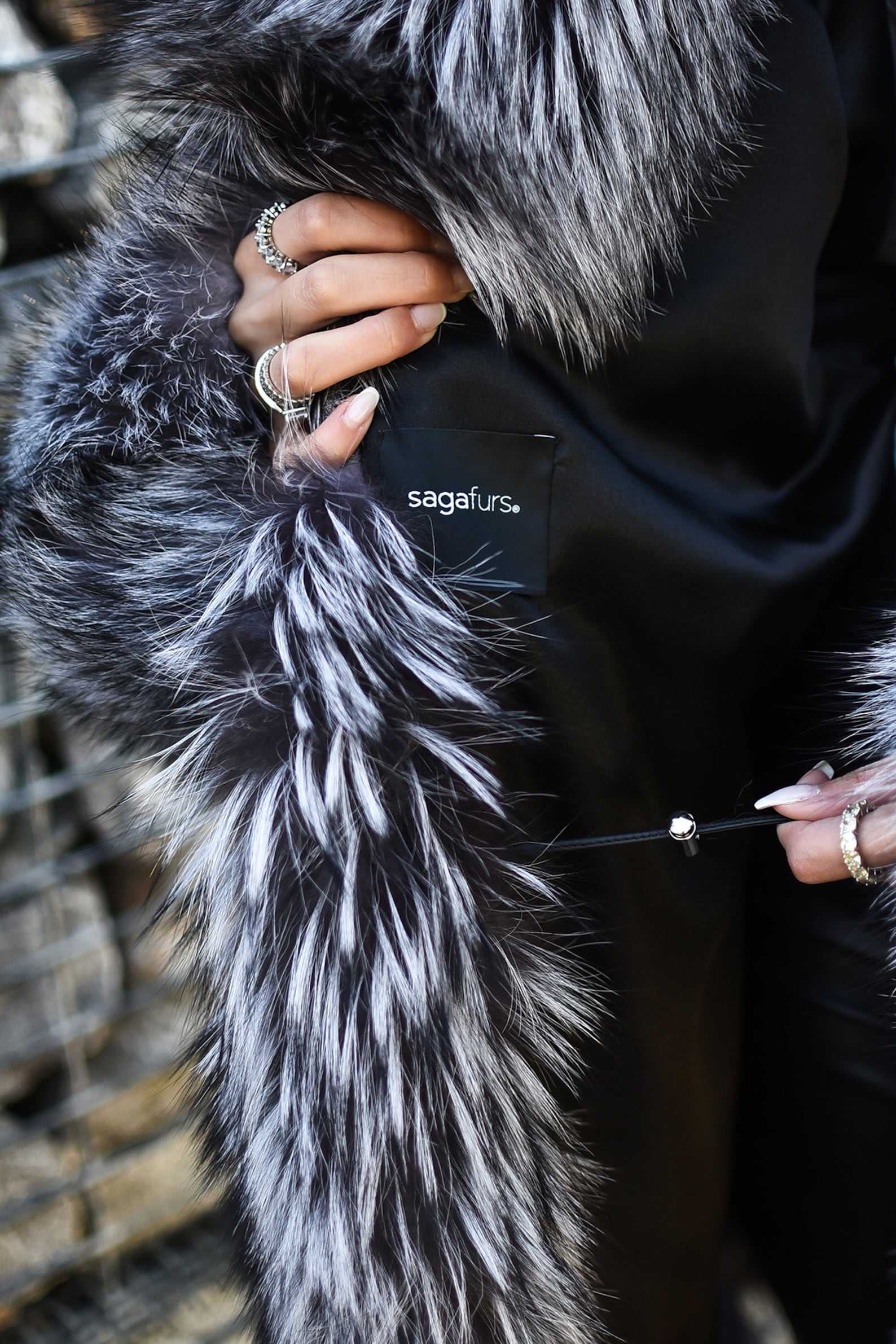 LUXURY SILVER FOX Fur Jacket With Whole Skins Fur Jacketfox - Etsy