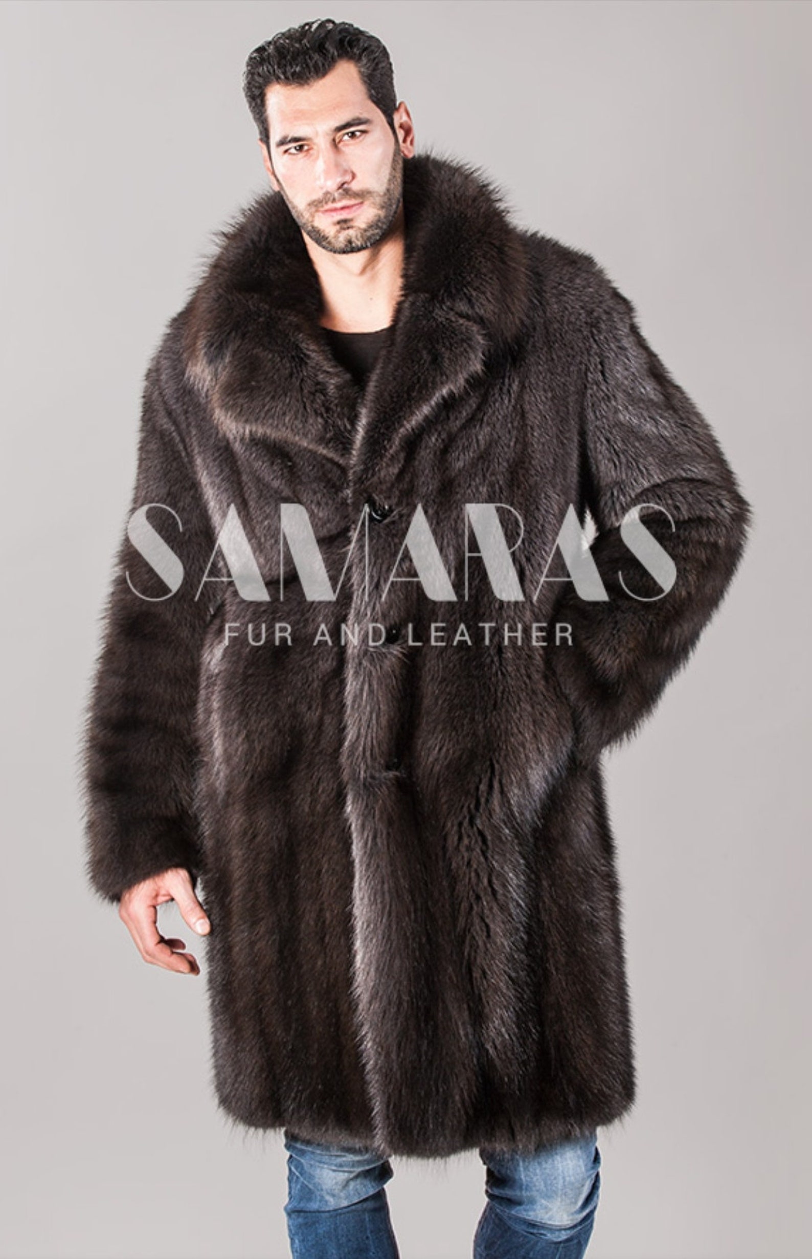 Super Rare CANADIAN FISHER FUR Coat With English Collartop - Etsy