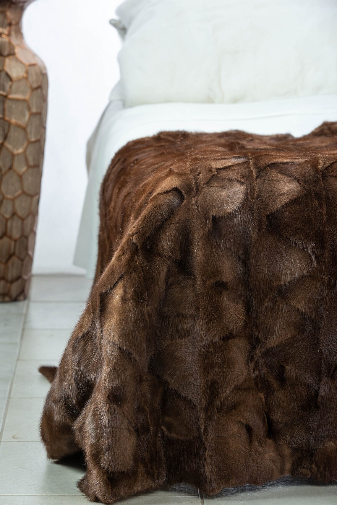 Real Mink Fur Throw, Fur Warmer, Fur Comforter, Fur Rug - Etsy