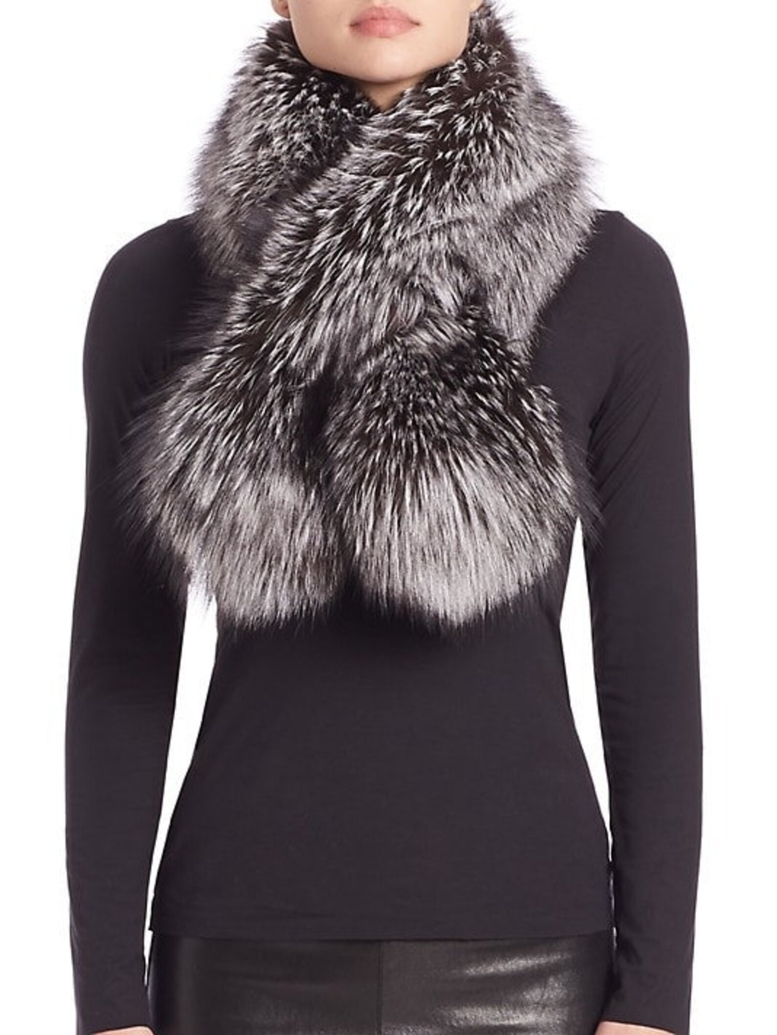 FULL FOX SKIN Top Quality Real Fox Fur Collars, Various Colors ...