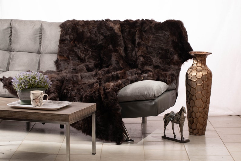 Real Spanish Sheepskin Fur Throw Fur Warmer Fur Comforter - Etsy