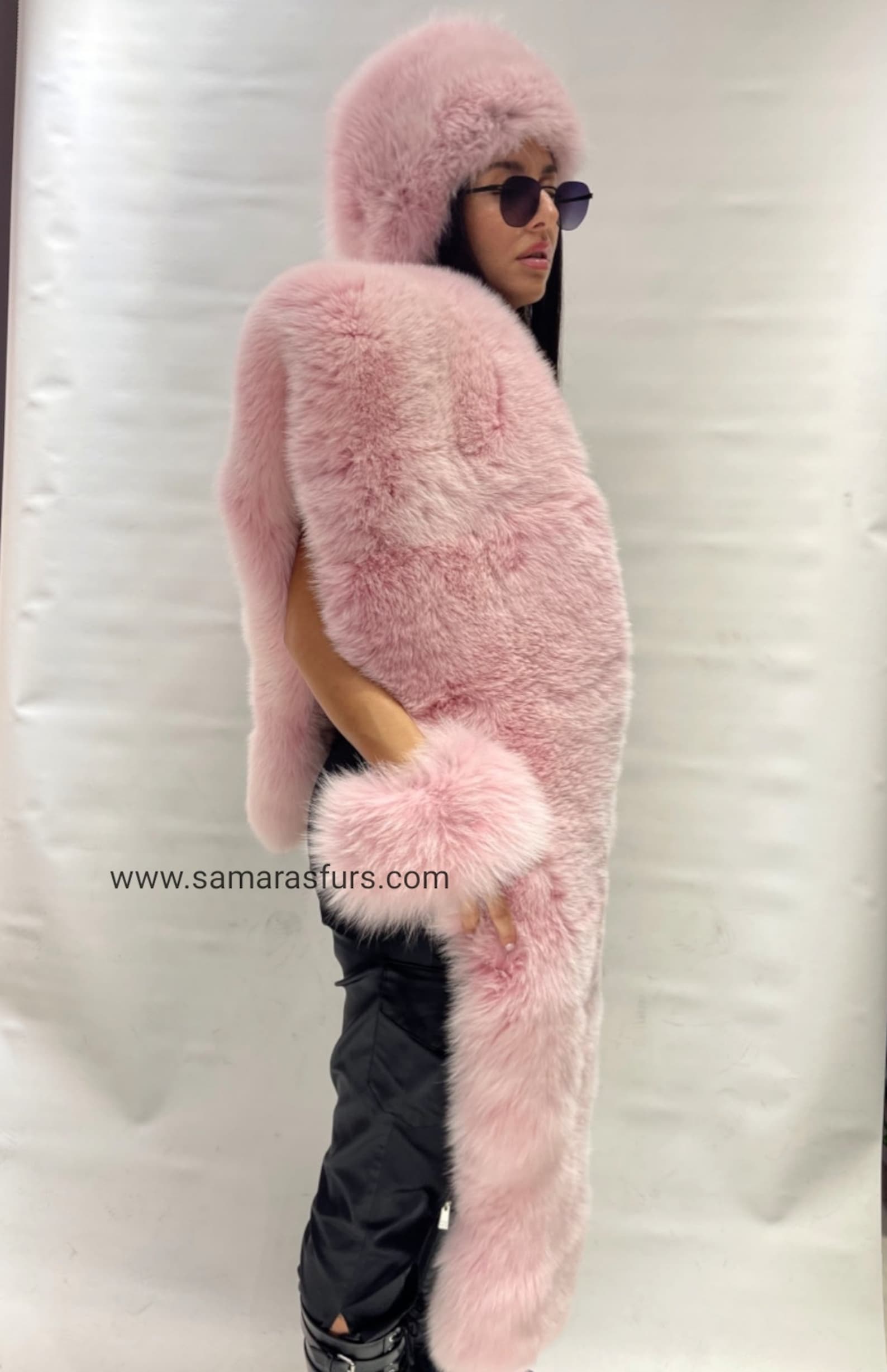 Top Quality FOX FUR BOA Set With Fox Hat and Fox Fur - Etsy