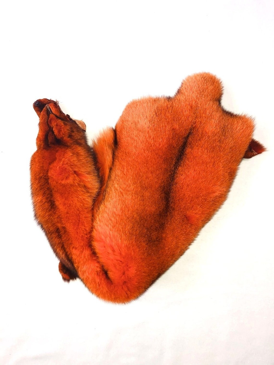 5stars Full Skin REAL FOX FUR Throw/blanket Luxury Cashmere | Etsy