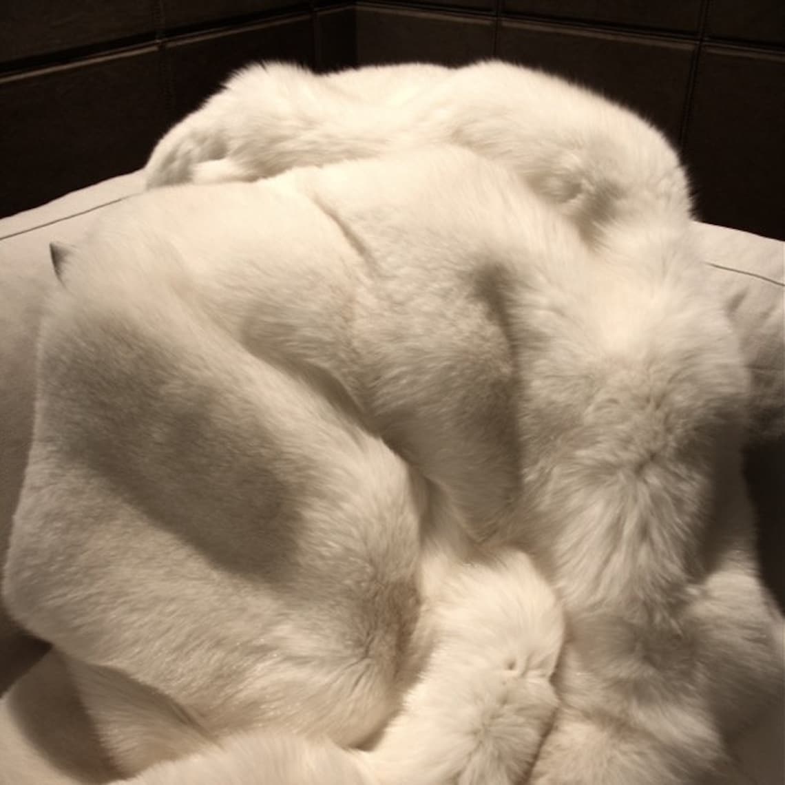Genuine Luxury Full Skin REAL FOX FUR Throwfur Comforterfur | Etsy