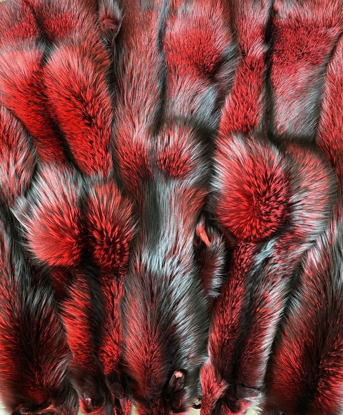 LUXURY SILVER FOX Jacket/coat fur Coat With Whole Skinsfur - Etsy