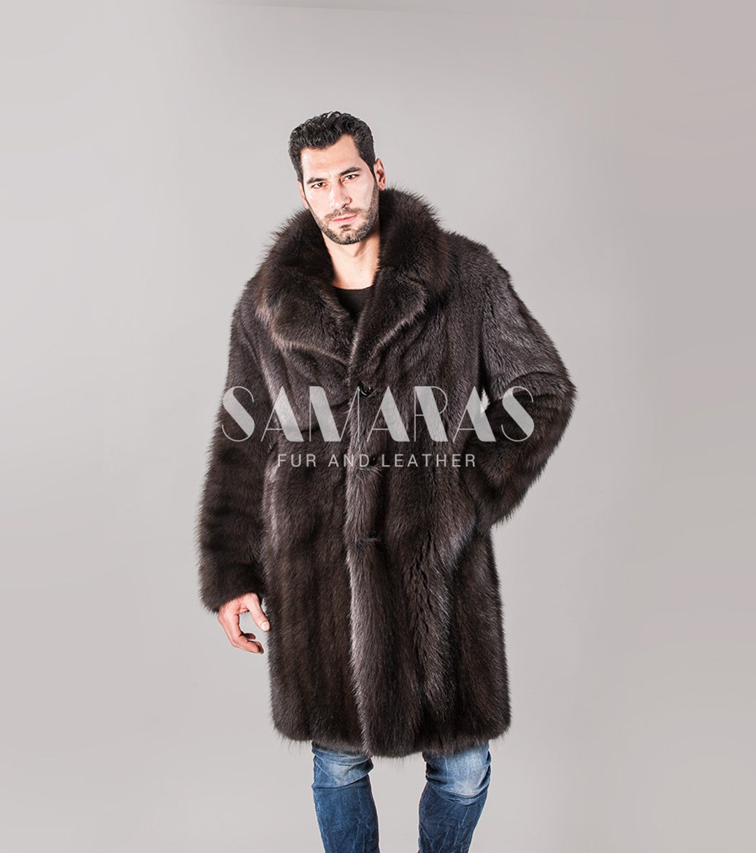Super Rare CANADIAN FISHER FUR Coat With English Collar,top Quality ...
