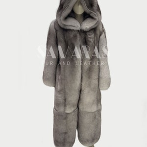 Double Side Fox Fur Costume With Whole Skins,fur ,luxury Fur Suit ...