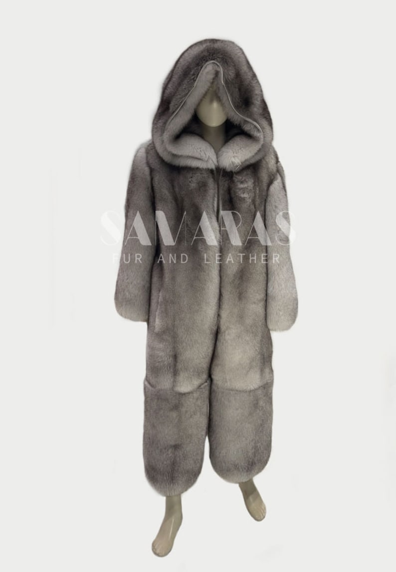 Double Side Fox Fur Costume With Whole Skinsfur luxury Fur - Etsy
