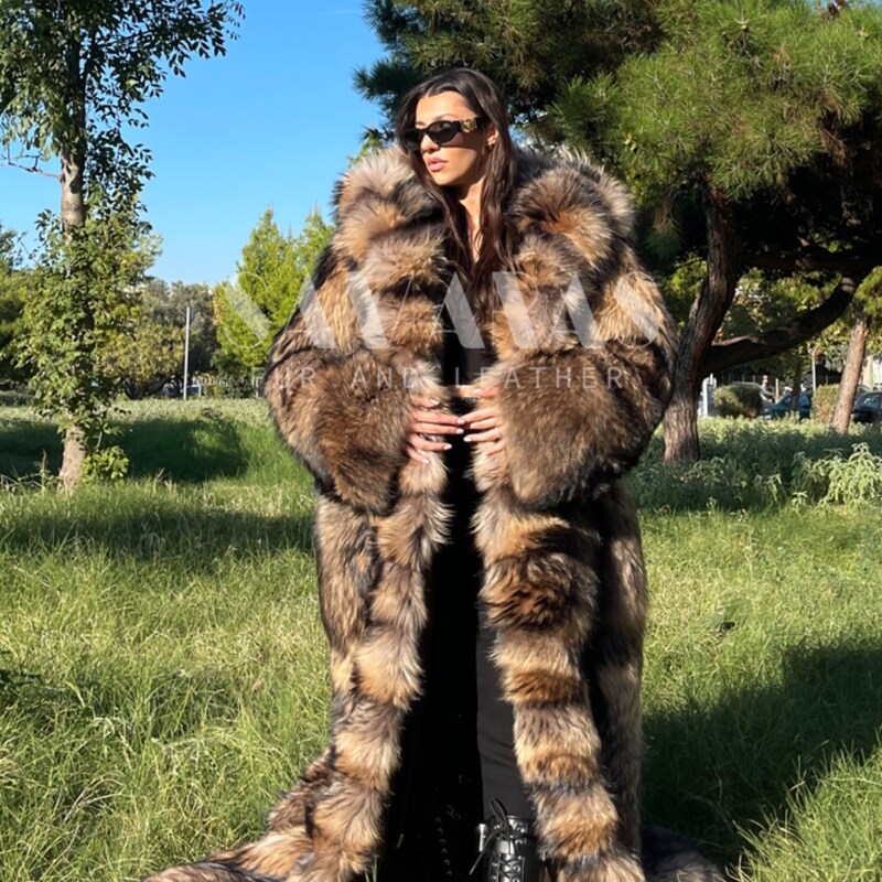 Wolf Fur Coat - Etsy
