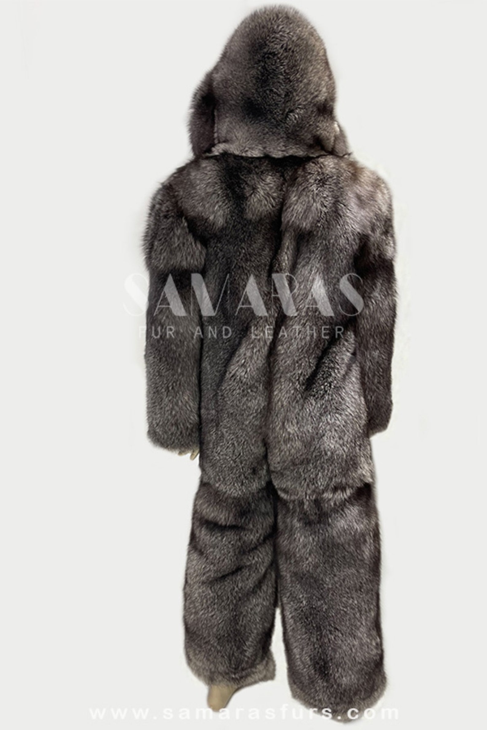 Double Side Fox Fur Costume With Whole Skinsfur luxury Fur - Etsy