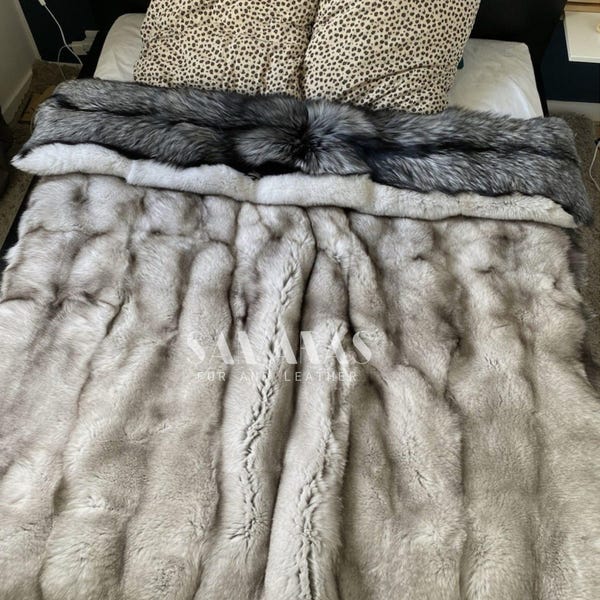 Faux Fur Bedspread - Etsy