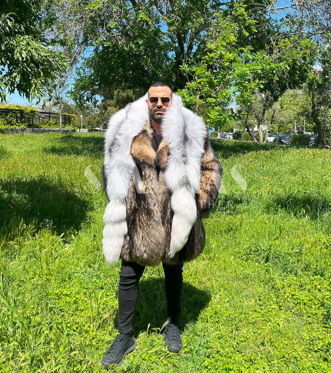 LUXURY ARTIC FOX Fur Boa With Tails ,full Skin Fox Scarf With Tails,fox ...