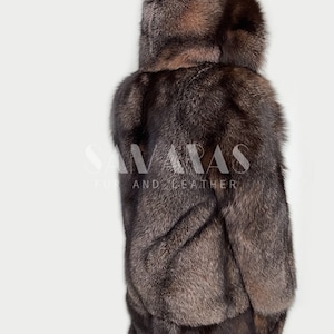 Double Side Fox Fur Costume With Whole Skins,fur ,luxury Fur Suit ...