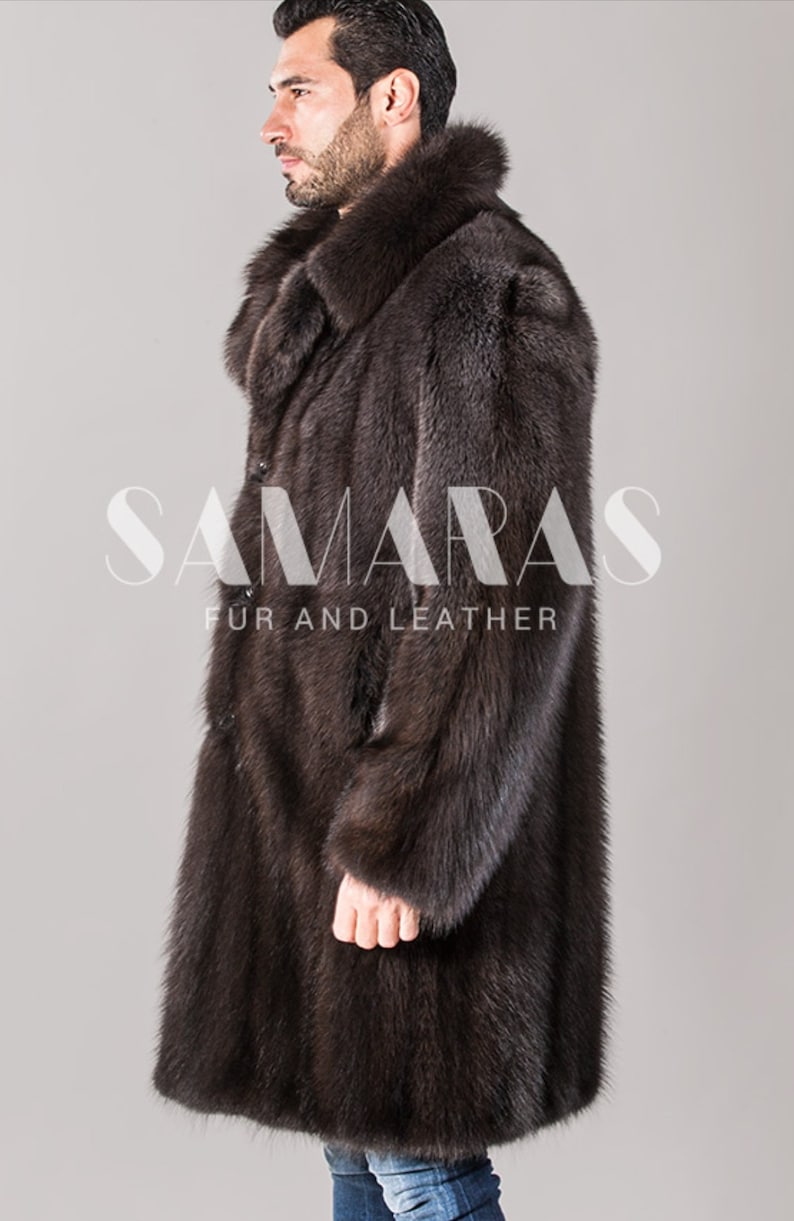 Super Rare CANADIAN FISHER FUR Coat With English Collartop - Etsy