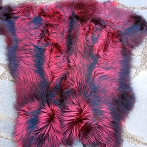 Huge Double Face Luxury Silver Fox Fur Boa Set With Hat ...