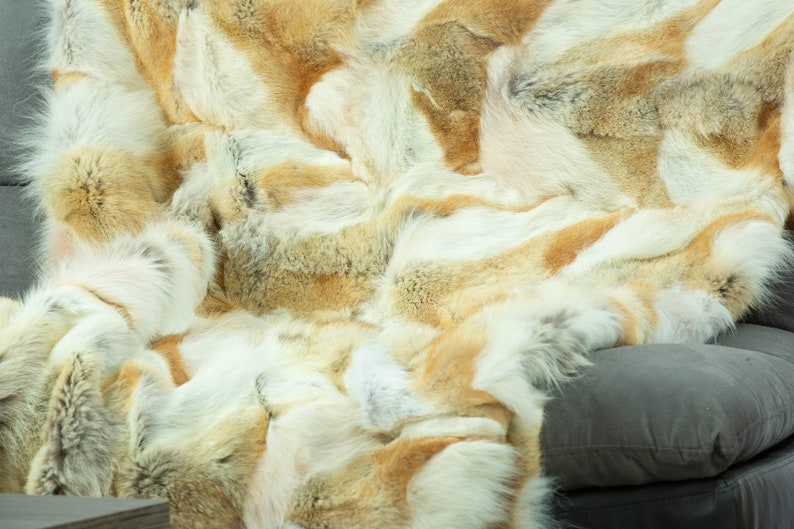 Real COYOTE Fur Throw, Fur Warmer, Fur Comforter, Fur Rug - Etsy