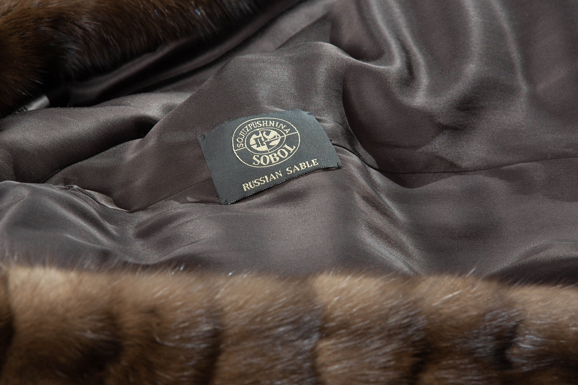 Real RUSSIAN SABLE FUR Jacket With English Collar,sable Jacket,sable ...