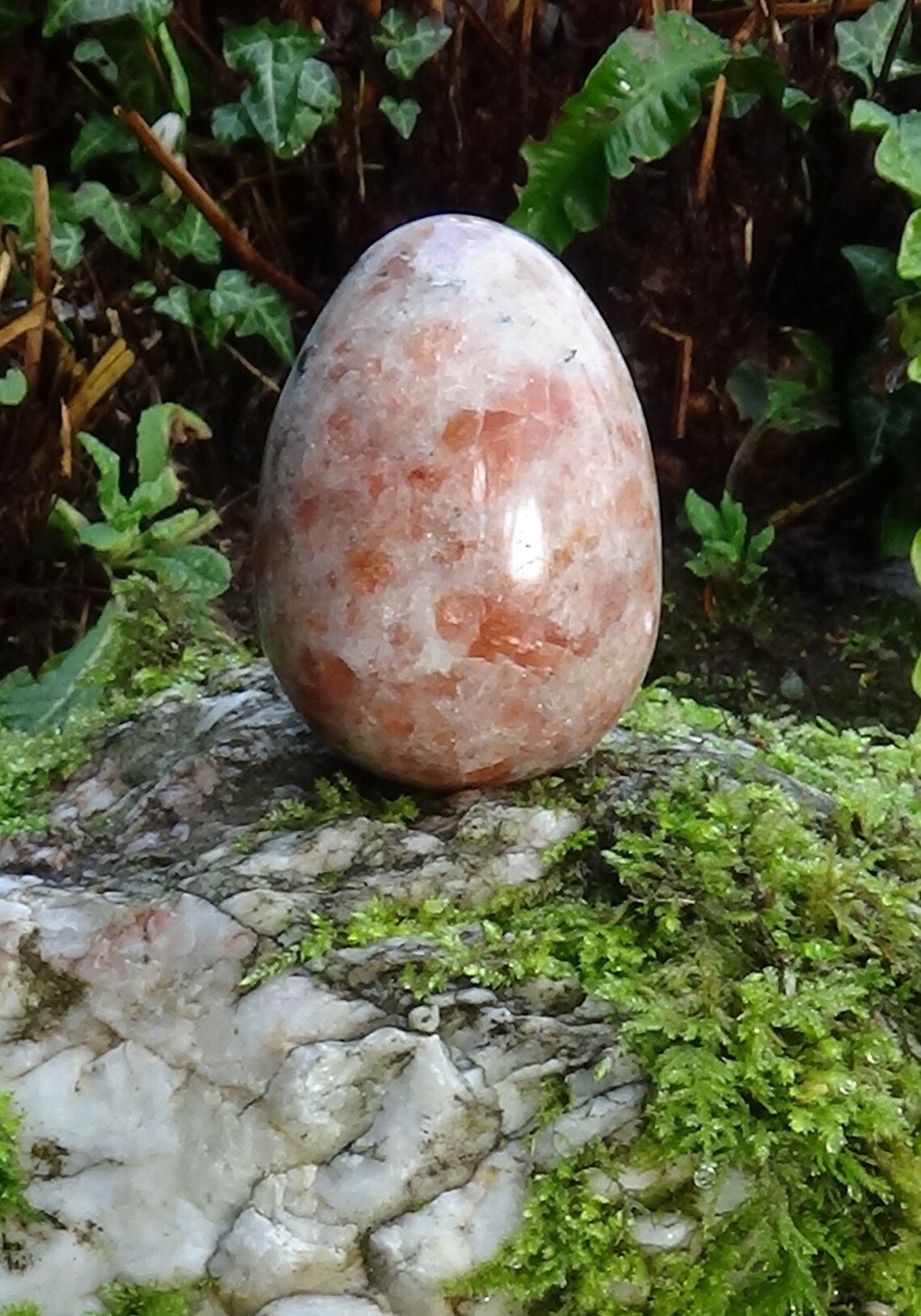 Vibrant Sunstone Egg From India Welcome of New Beginnings - Etsy UK