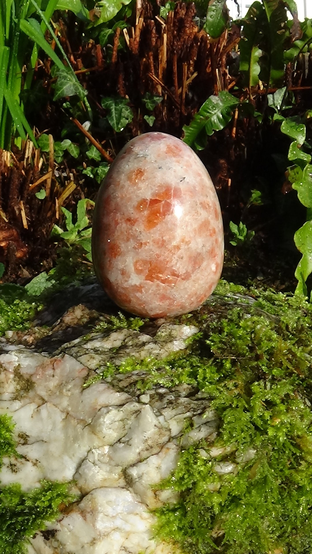 Vibrant Sunstone Egg From India Welcome of New Beginnings - Etsy UK