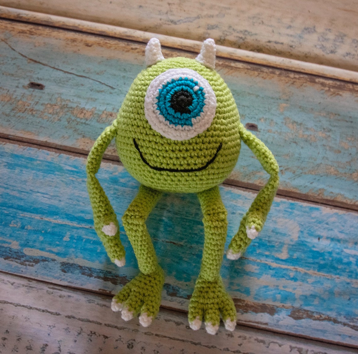 Little Green Monster Crochet Pattern - Etsy