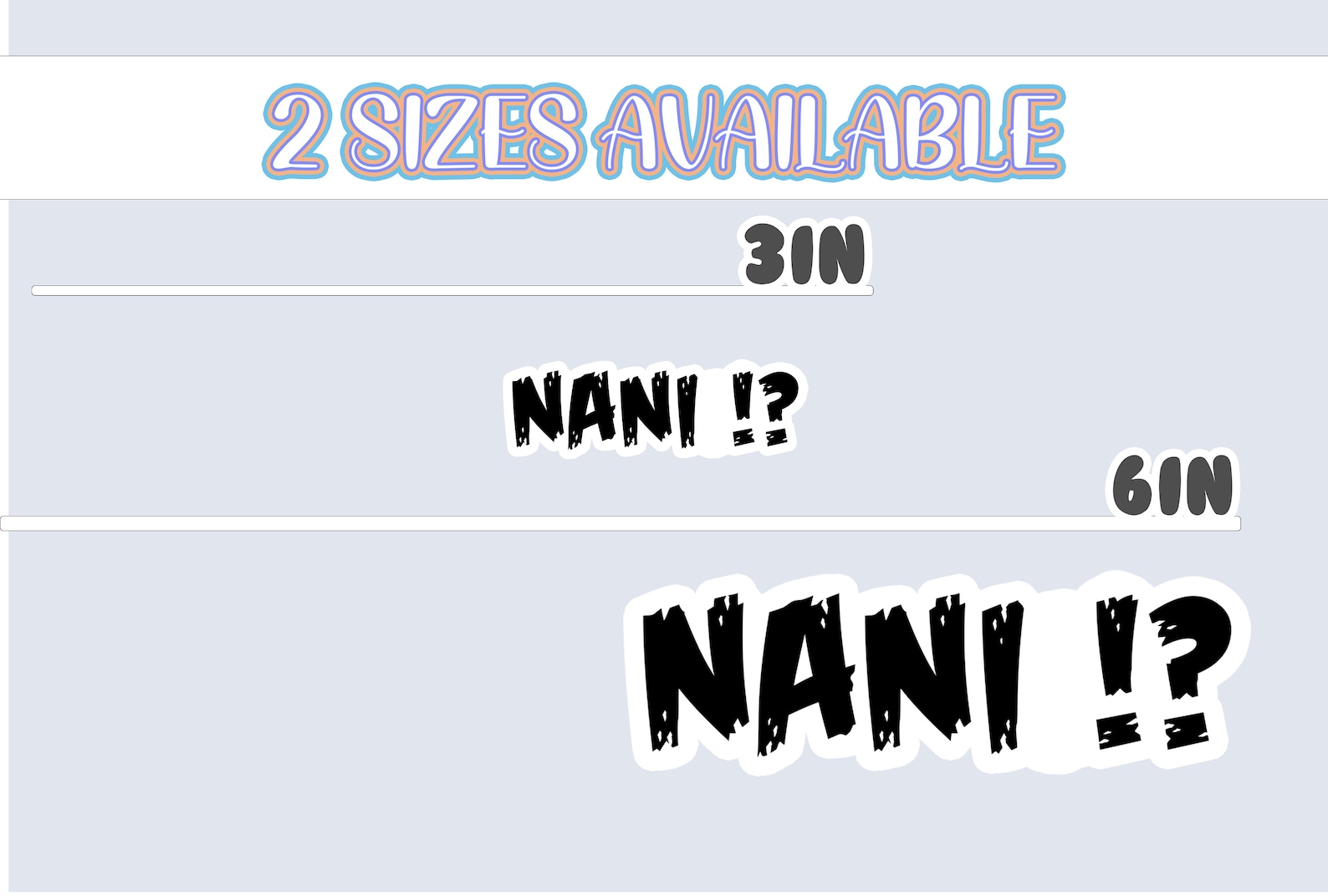 Nani Vinyl Sticker: Japanese What? Waterproof Decal - Etsy