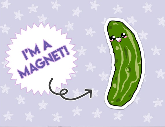 Pickle Magnet Kawaii Magnet Cute Magnet | Etsy