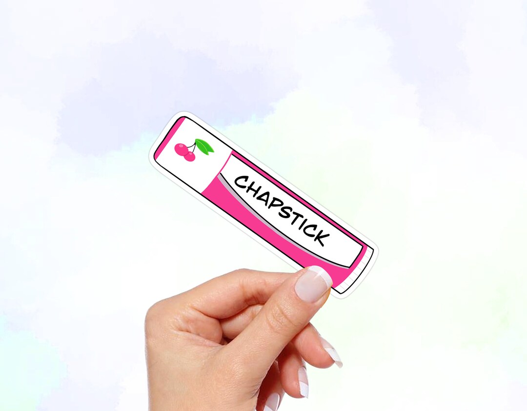 Chapstick Vinyl Sticker, Waterproof Sticker, Laptop Sticker, Car ...