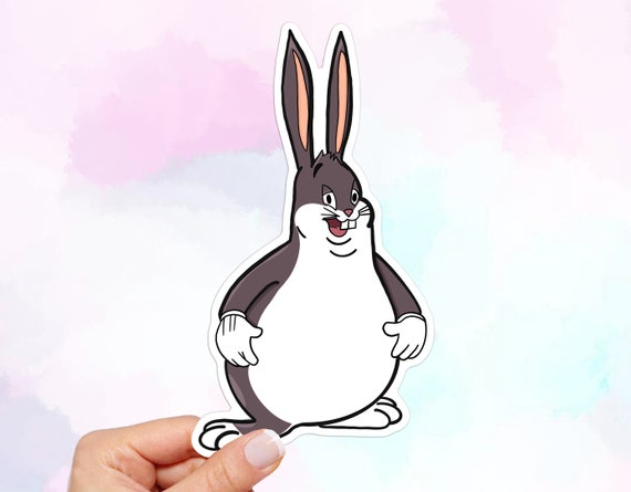 Big Chungus Meme Vinyl Sticker Meme Stickers Water Bottle | Etsy