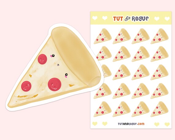 Pizza Sticker Sheet - Etsy
