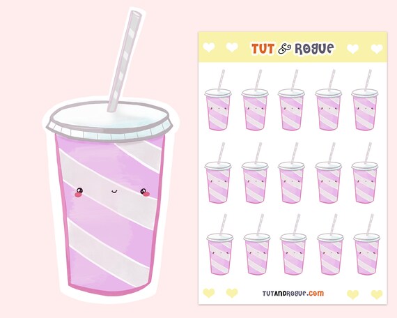 Soft Drink Sticker Sheet | Etsy