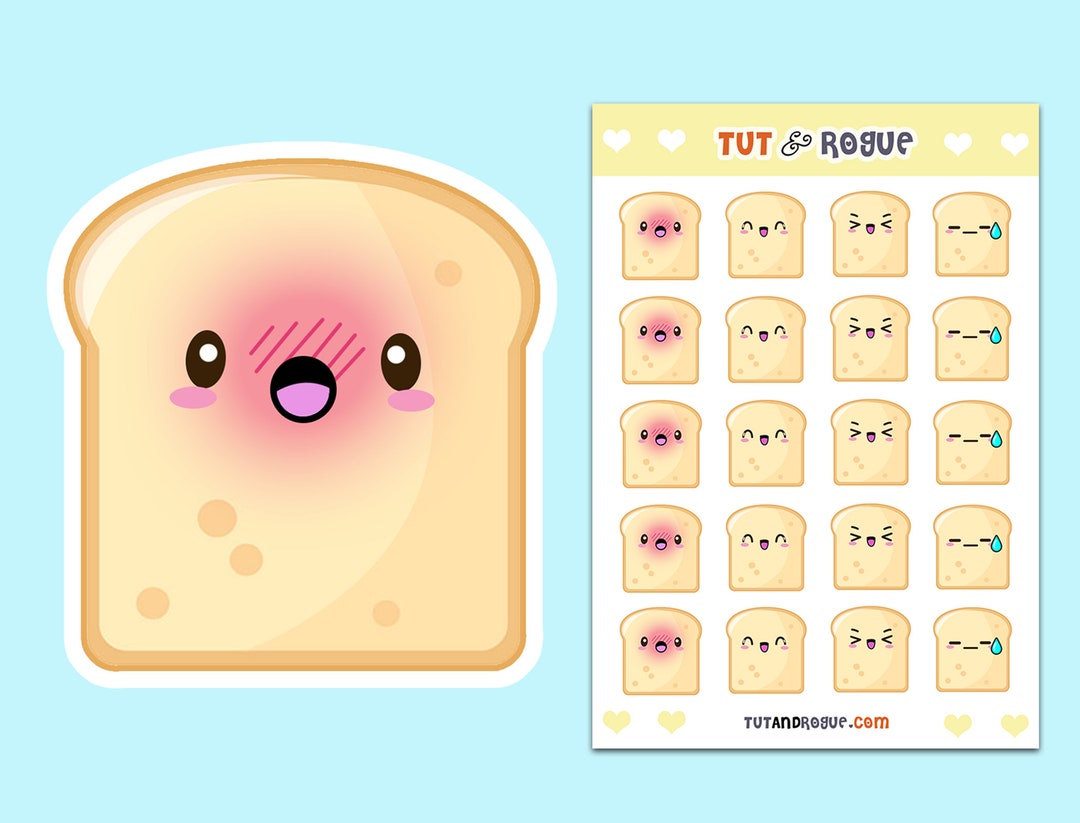 Bread Sticker Sheet - Etsy