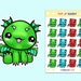Dragon Sticker Sheet - Etsy