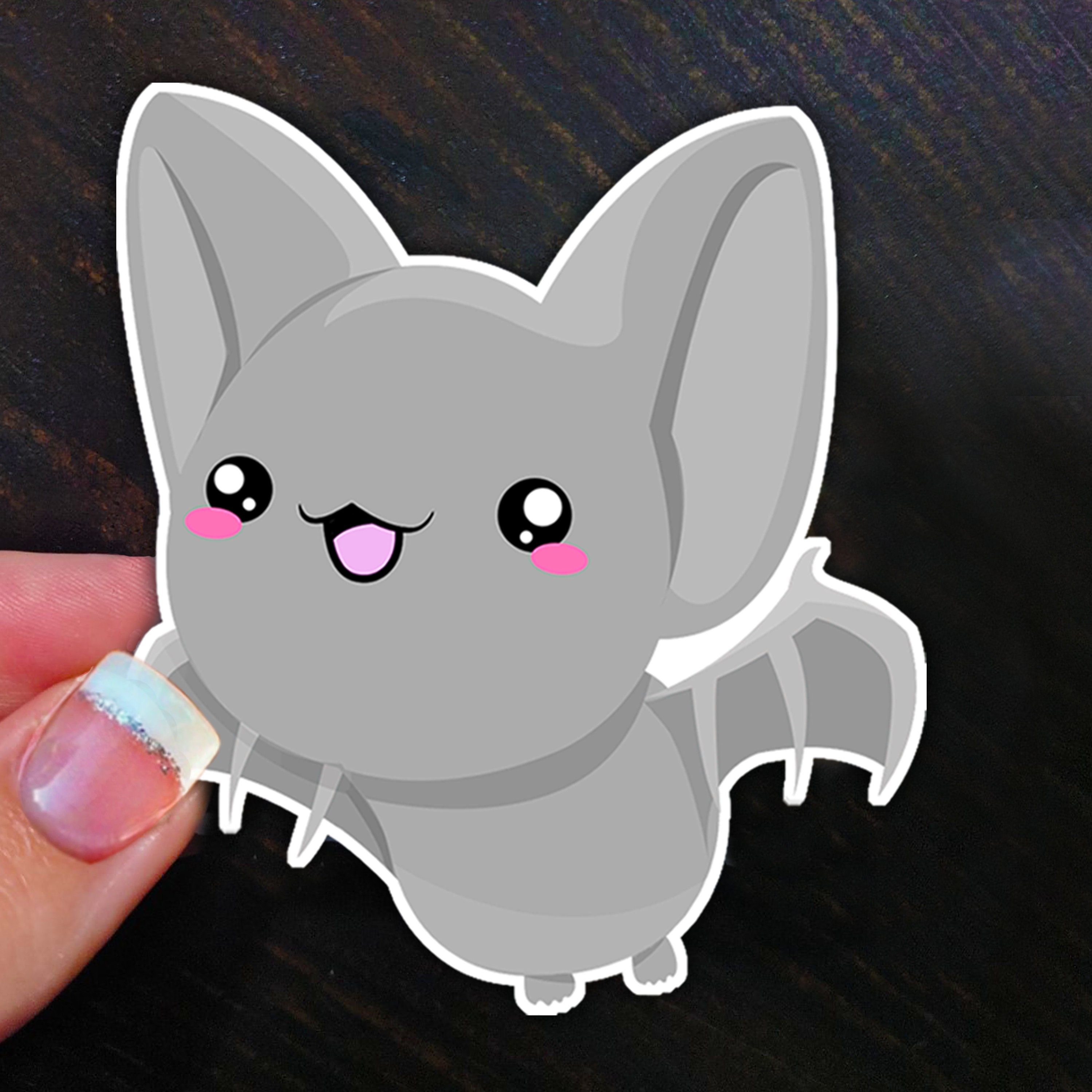 Bat Vinyl Sticker Waterproof Sticker Laptop Sticker Car - Etsy
