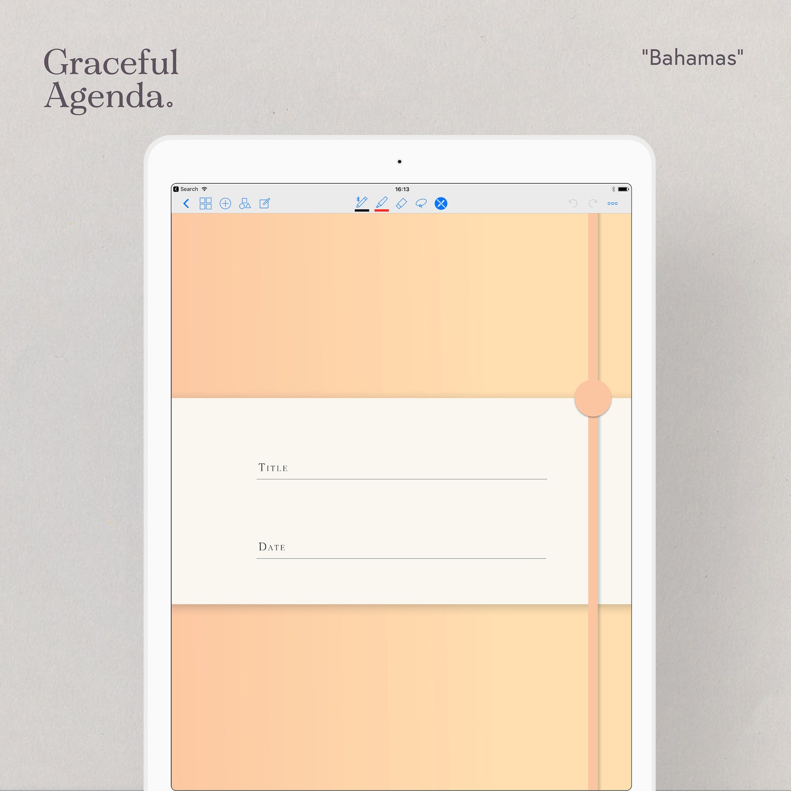 6 Digital Gradient Notebook Covers, Goodnotes, Notability, Goodnotes ...