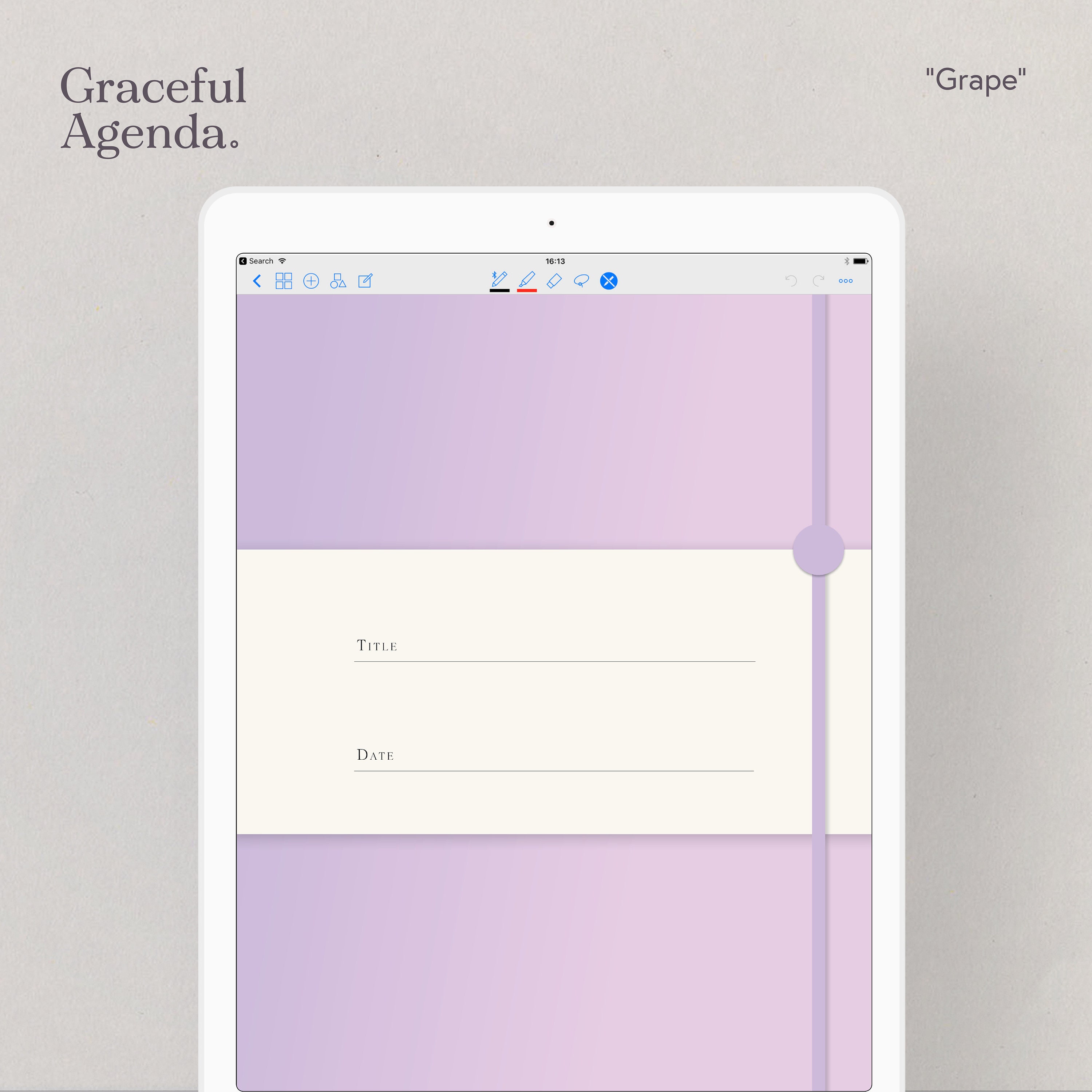 6 Digital Gradient Notebook Covers, Goodnotes, Notability, Goodnotes ...