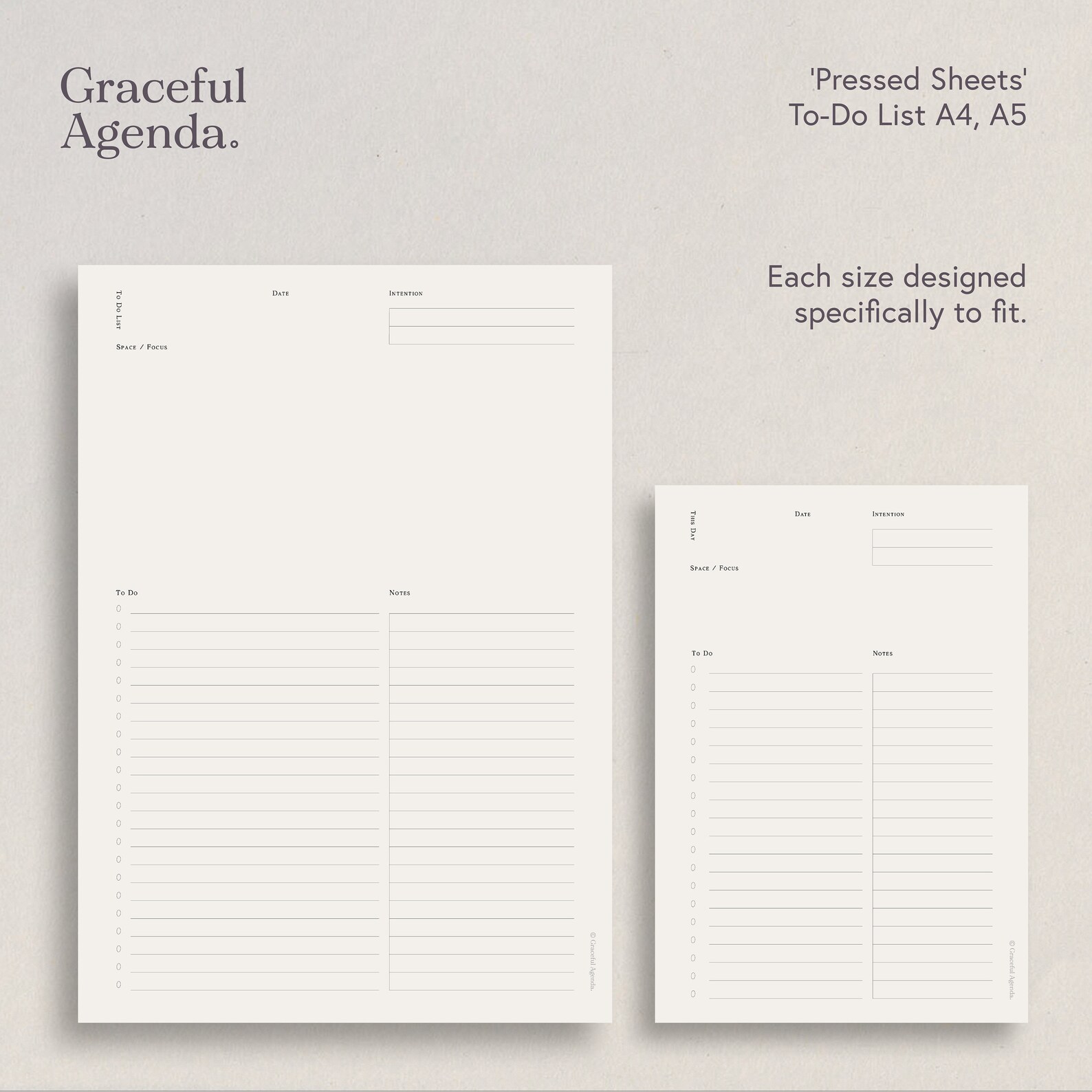 Weekly Planner Printable Style 2, Deskpad, Monday & Sunday Starts ...