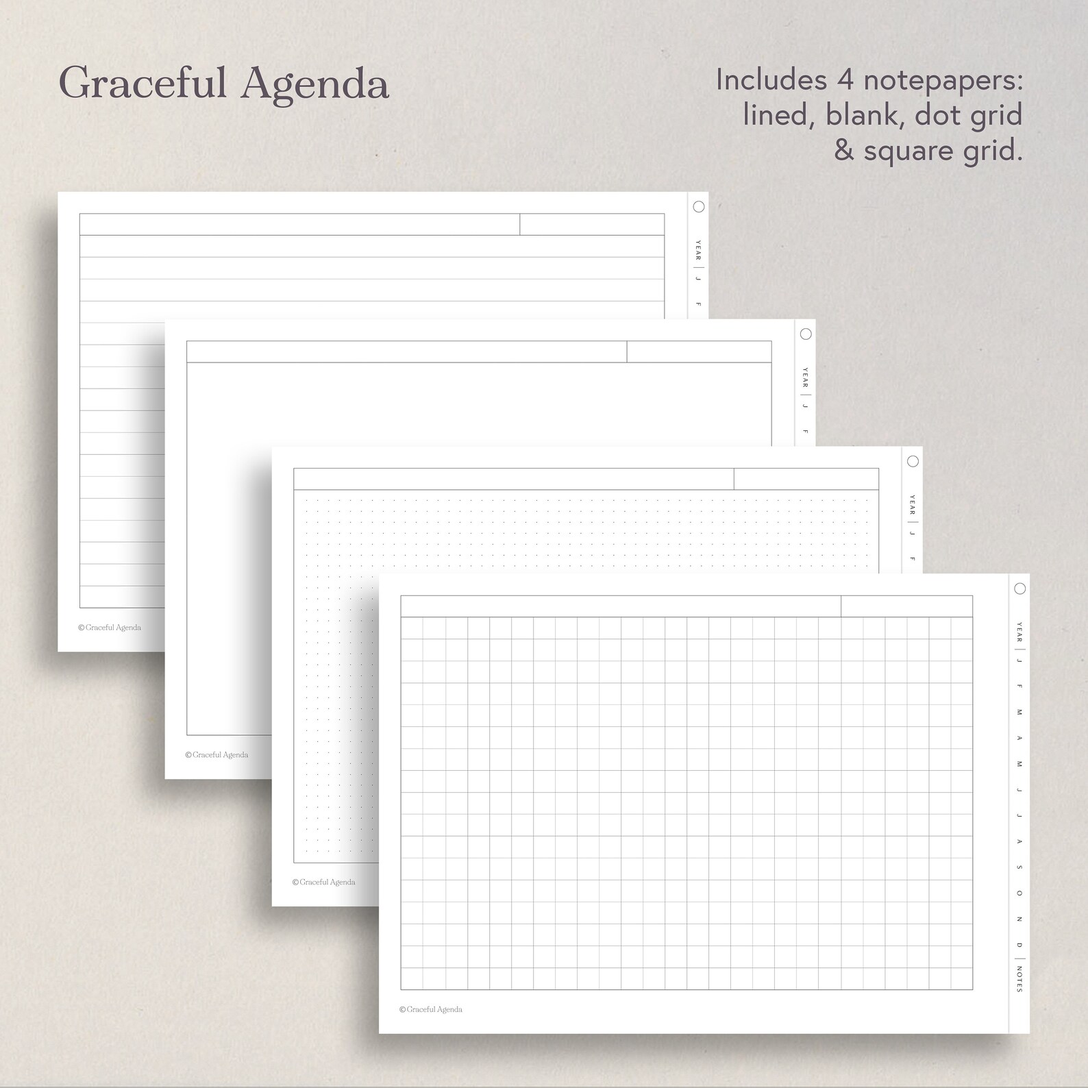 Digital Minimalist Schedule Planner, Goodnotes Daily, Weekly, Monthly ...
