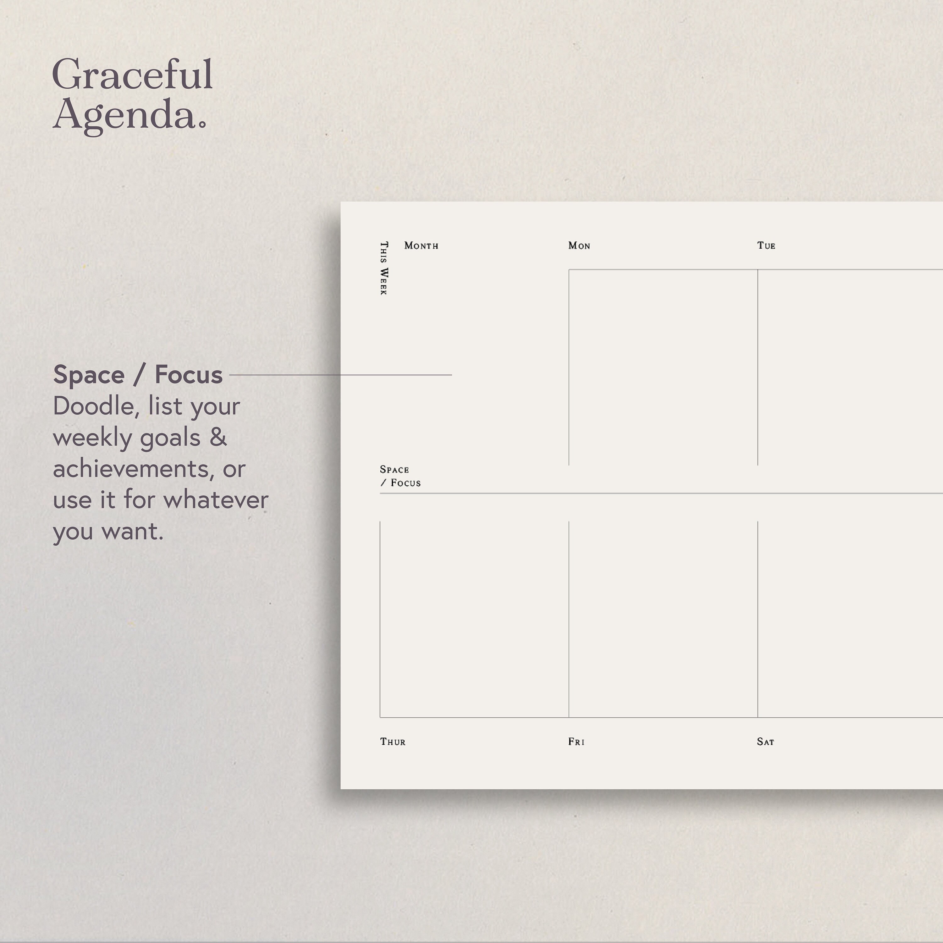 Weekly Planner Printable Set, Deskpad, Extended Hours, to Do List ...