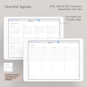Digital Minimalist Schedule Planner, Goodnotes Daily, Weekly, Monthly ...