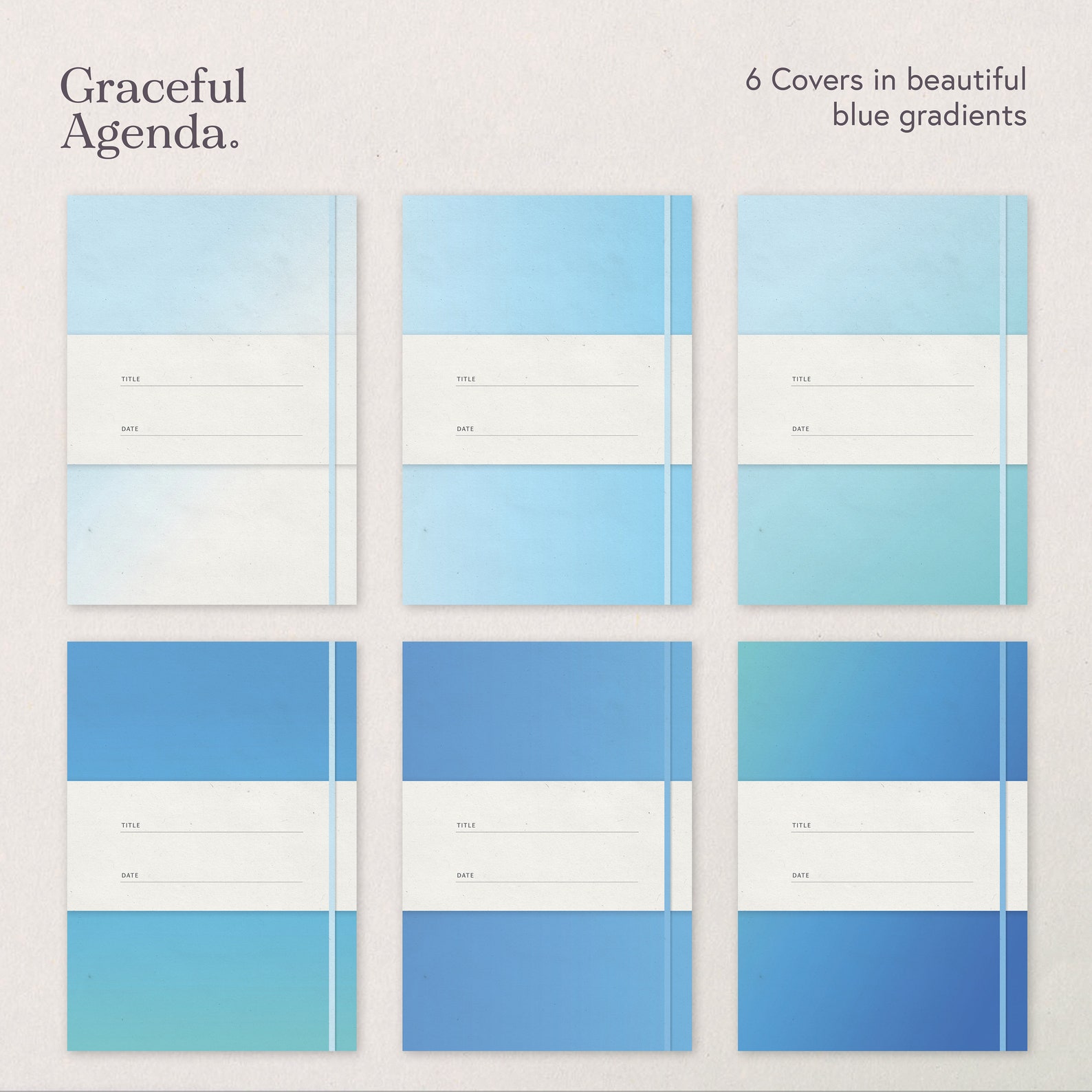 6 Subject Digital Notebook, College Student, Goodnotes, Hyperlinked ...