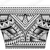 African Polynesian Back Tattoo Design and Stencil Instant Digital ...