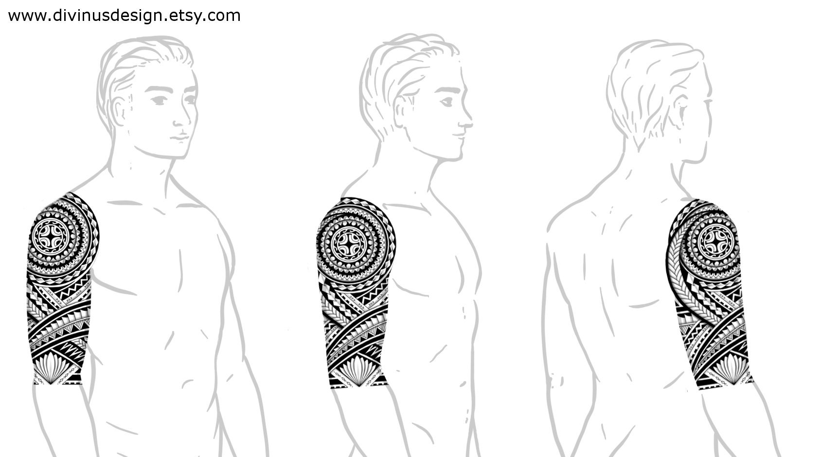 Update More Than 80 Half Sleeve Tattoo Template Best Vova edu vn