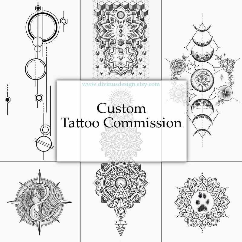 Custom Tattoo Design - Etsy