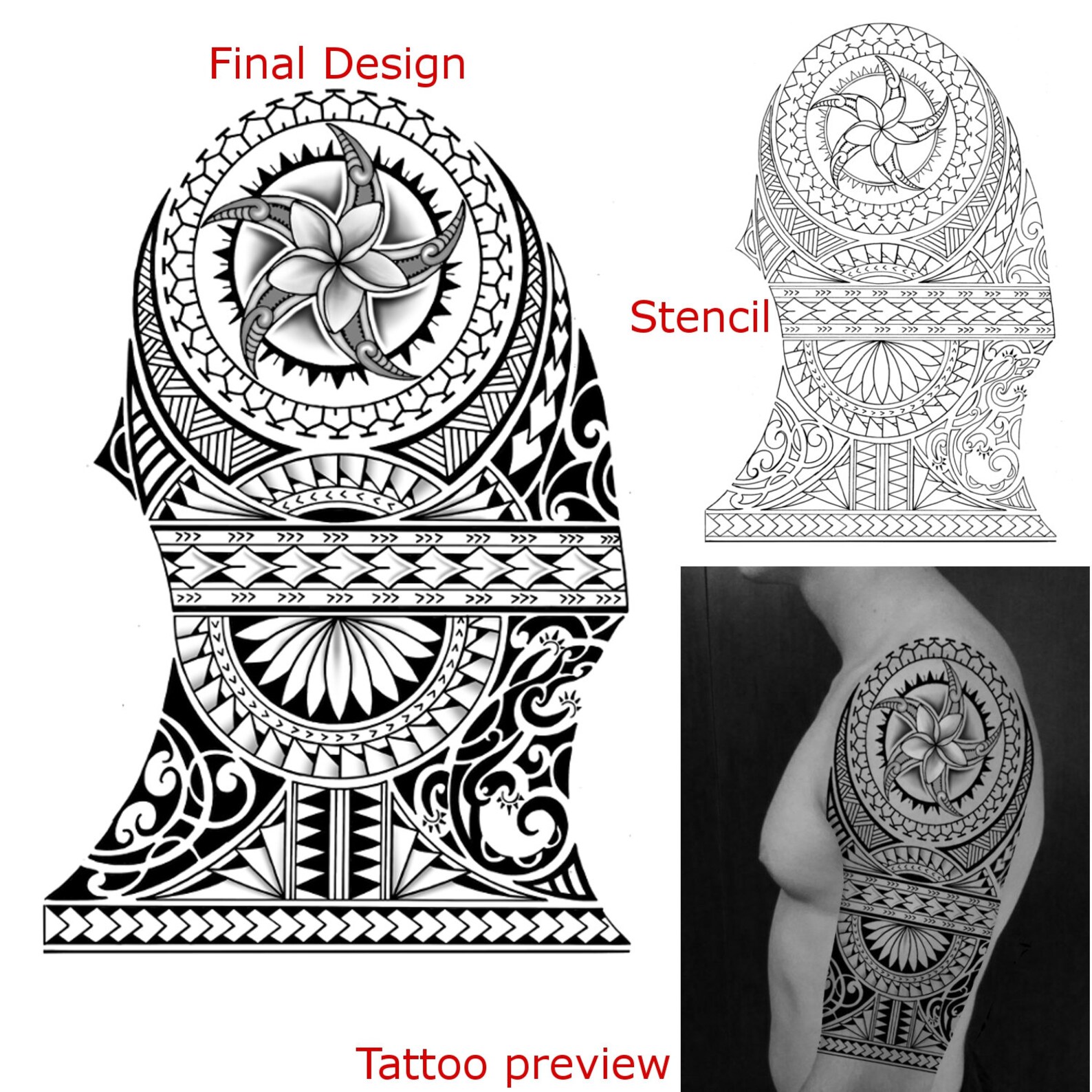 Custom Tattoo Design Tattoo Permit - Etsy