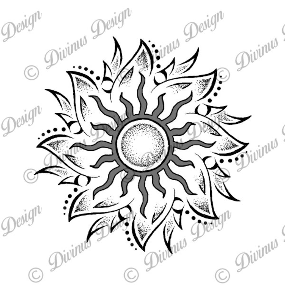 Tribal Sun Design
