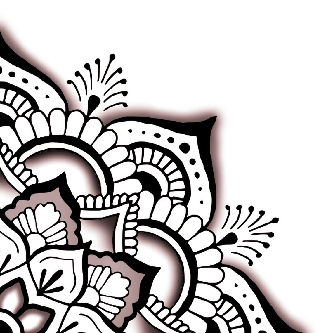 Intricate Mandala Tattoo Design and Stencil Instant Digital - Etsy